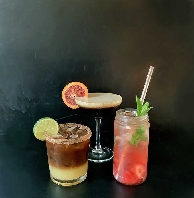 The drink trio features a classic Irish coffee, a blood orange espresso tonic, and a berry-infused refresher &ndash; proof that 5 Points excels beyond the expected.