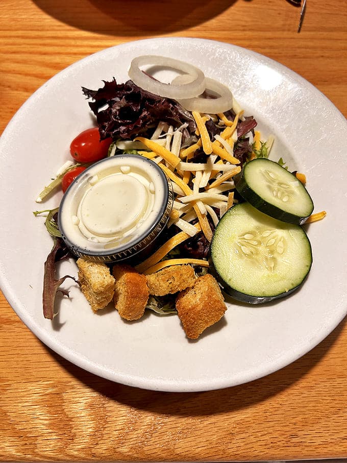 Even the salads at Bags refuse to be boring &ndash; fresh greens, crisp vegetables, and house-made dressings create a symphony of crunch and flavor.