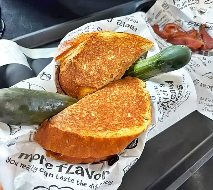 Grilled cheese elevated from childhood comfort to adult obsession. The perfect golden crust gives way to a center so gooey it borders on indecent.