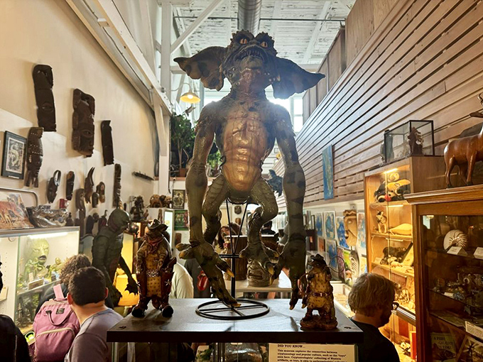 This impressive winged creature dominates the museum space, challenging visitors to expand their definition of biological possibility.