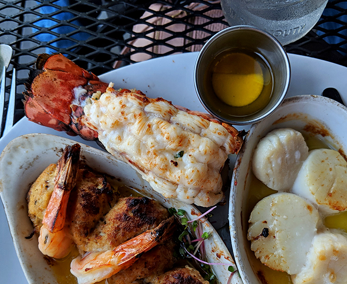 Seafood this fresh shouldn't be possible this far from the ocean, yet here it is, succulent and perfectly prepared.