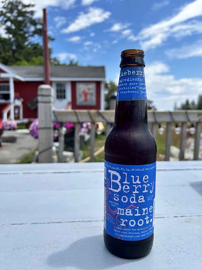 Maine Root blueberry soda adds a sweet, local touch to your seafood feast, because even your beverage should taste like Maine.