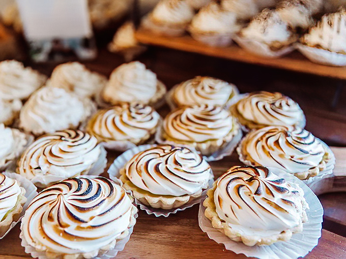 Cloud-like meringue swirls with delicately toasted peaks&mdash;these tarts are what dessert dreams are made of.