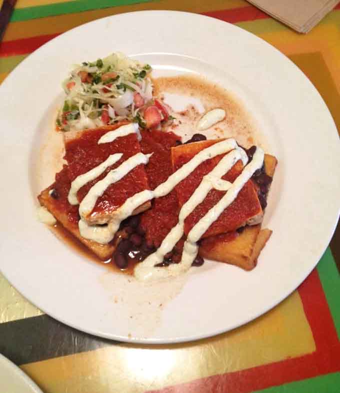 Even the tofu version delivers serious flavor, making plant-based eating feel like a choice rather than a sacrifice.