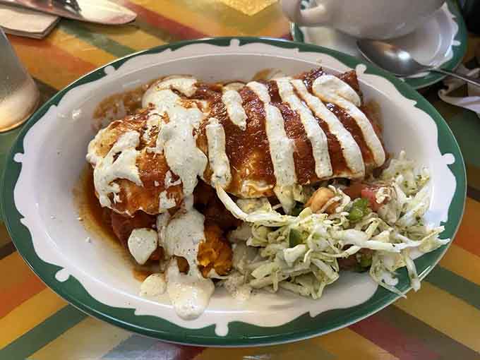 Polenta rancheros reimagines a Mexican breakfast classic with crispy cakes that provide the perfect base for beans, salsa, and cashew cream.