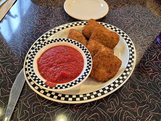 Golden, crispy, and stretchy in all the right ways, these mozzarella wedges disappear faster than you can say "pass the marinara."