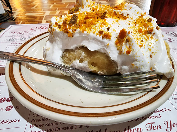 Butterscotch pie so transcendent it makes grown adults close their eyes and sigh with contentment.
