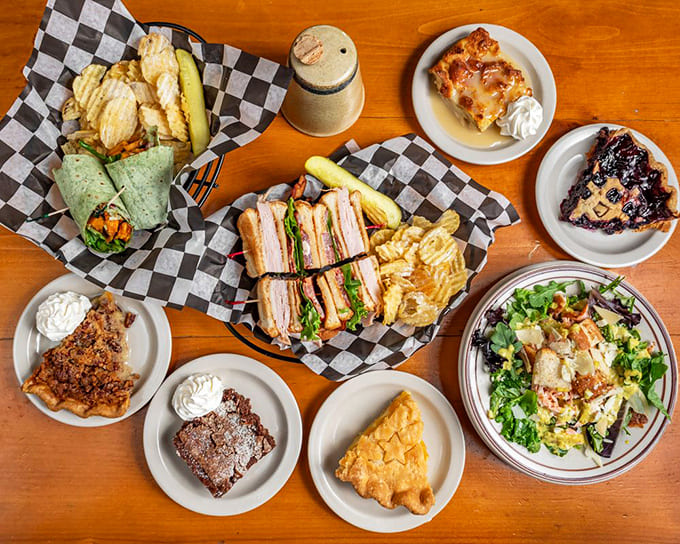 This spread looks like someone's grandmother took over the kitchen and decided everyone deserves to eat well today, bless her heart.