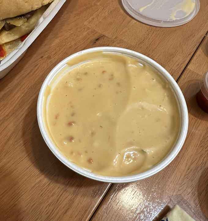 Creamy cheese soup that could warm your soul on the coldest Minnesota winter day imaginable.