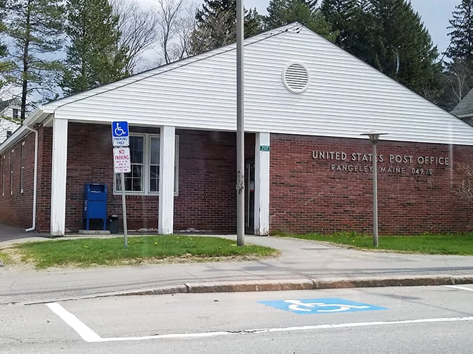Even the post office in Rangeley has that small-town charm that reminds you you're somewhere special and unhurried.