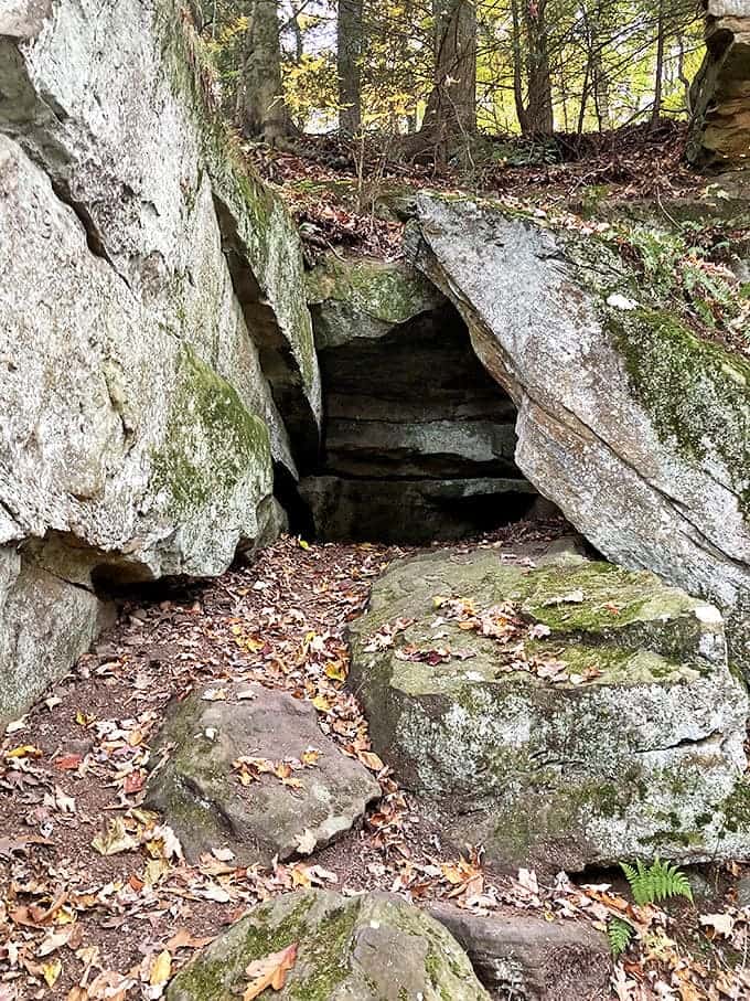 Nature's secret hideaway &ndash; this rock formation looks like it should be housing hobbits or hiding pirate treasure instead of just being gorgeously photogenic.