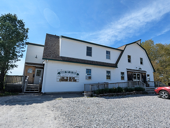 Round Top Ice Cream &ndash; where "I'll just have one scoop" becomes the summer's most broken promise.