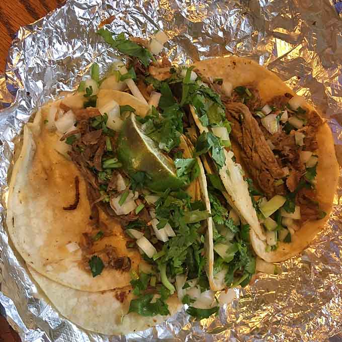 Simple street-style tacos done right, with tender meat, fresh toppings, and tortillas that know their supporting role perfectly.