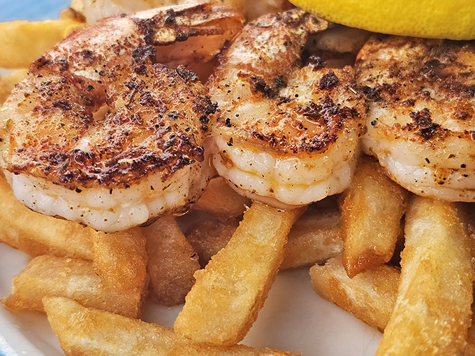 Blackened shrimp that'll set your taste buds ablaze (in a good way). Perfectly seasoned and cooked, these crustaceans are a spicy seafood lover's dream.