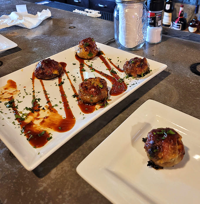 These stuffed mushrooms are like little flavor bombs, each one packed with enough deliciousness to make you forget mushrooms grow in dirt.