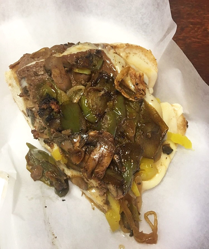 Steak-and-cheese satisfaction &mdash; tender slices and melted goodness stacked in a hearty handheld miracle served all day.