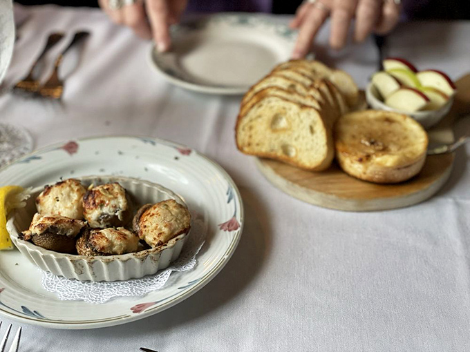 These aren't your average stuffed mushrooms &ndash; they're little umami bombs of flavor that disappear from the plate faster than you can say "Colonial cuisine."