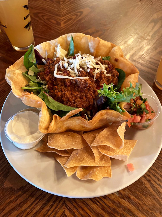 This isn't just a burger &ndash; it's a cross-cultural masterpiece where Mexican queso meets all-American beef in a handheld flavor explosion.