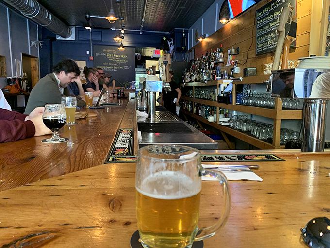 Where the magic happens &ndash; skilled bartenders pour liquid happiness while regulars and newcomers alike find common ground in exceptional brews.