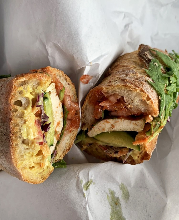 Even vegans get the royal treatment with this plant-based beauty that could convert the most dedicated carnivore, at least until lunchtime.