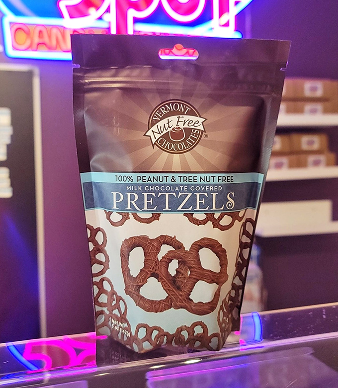 Vermont Nut Free chocolate-covered pretzels prove allergies don't mean missing out. The perfect salty-sweet marriage that's safe for everyone to enjoy!