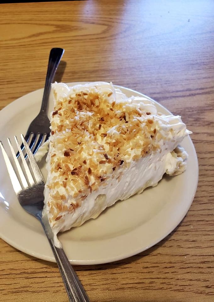 Coconut cream pie with its golden toasted topping is like a tropical vacation for your taste buds, no sunscreen required.