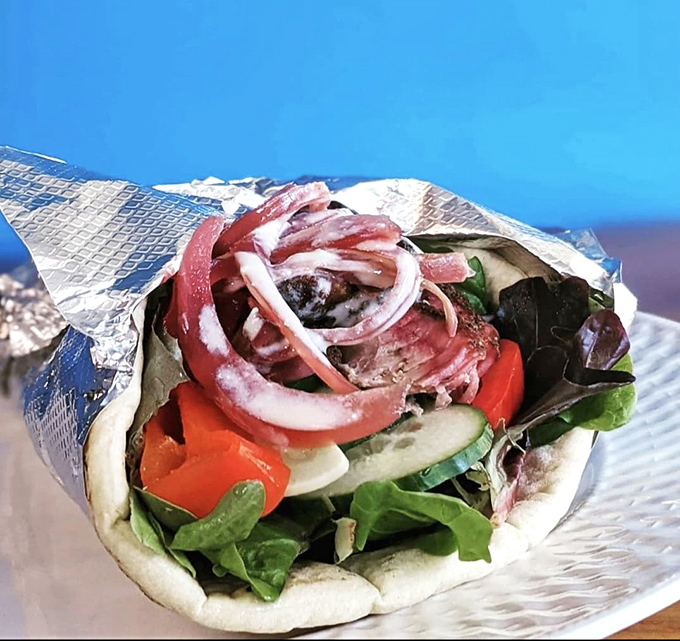 The perfect balance of textures and flavors makes this wrap stand out &ndash; crisp, creamy, tangy, and nutty notes dancing together in perfect harmony.