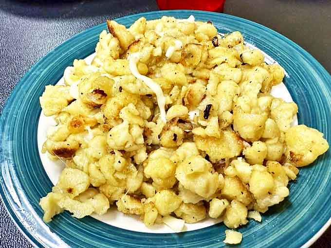 K&auml;sesp&auml;tzle transforms humble egg noodles into a cheese-lover's dream &ndash; like mac and cheese that went to finishing school in Bavaria.