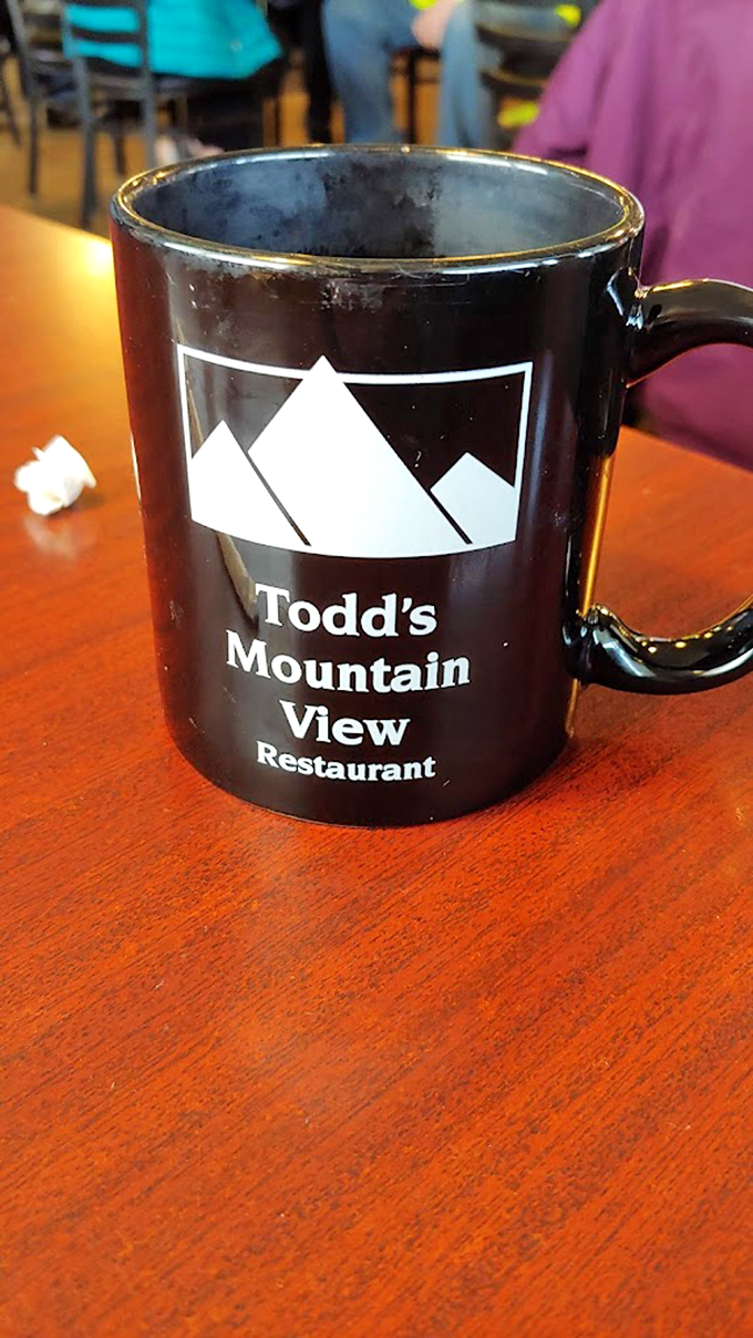 This mug isn't just filled with coffee. It's brimming with liquid motivation to seize the day, Todd's style.