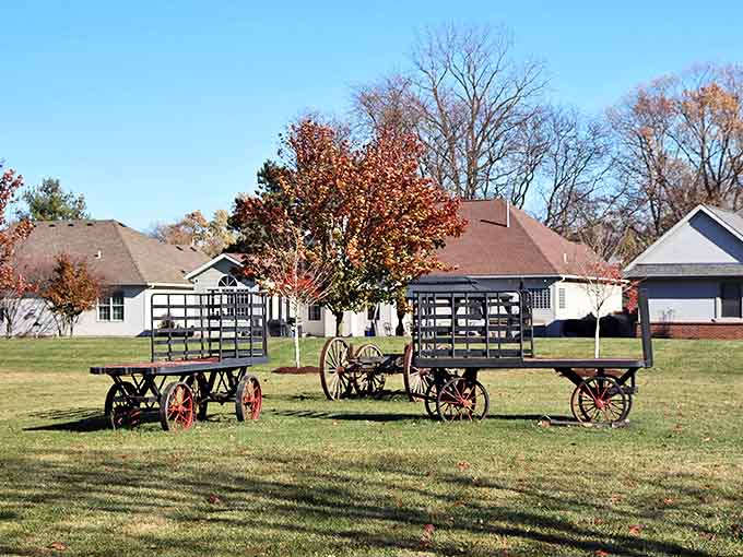 These weathered farm wagons didn't just transport goods&mdash;they carried hopes, dreams, and the literal fruits of backbreaking labor.