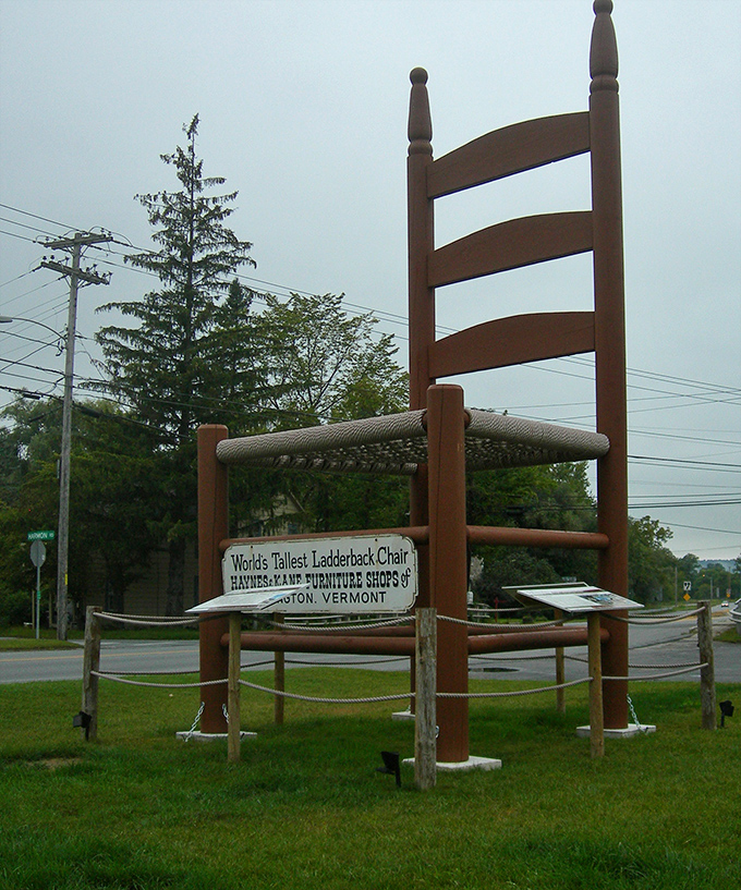 Originally built as a marketing stunt for Haynes & Kane Furniture, this wooden wonder has outlasted the business it advertised.