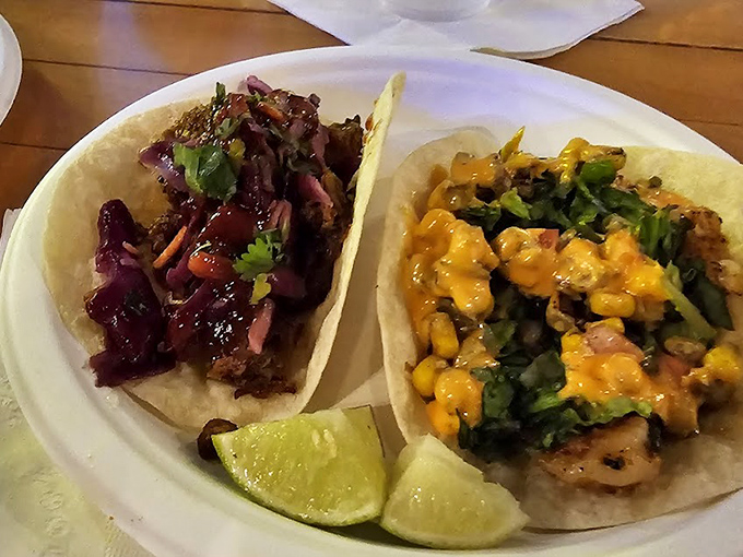 A tale of two tacos &ndash; one smoky, one bright &ndash; both delivering flavor explosions that transport you far beyond Jacksonville with each bite.