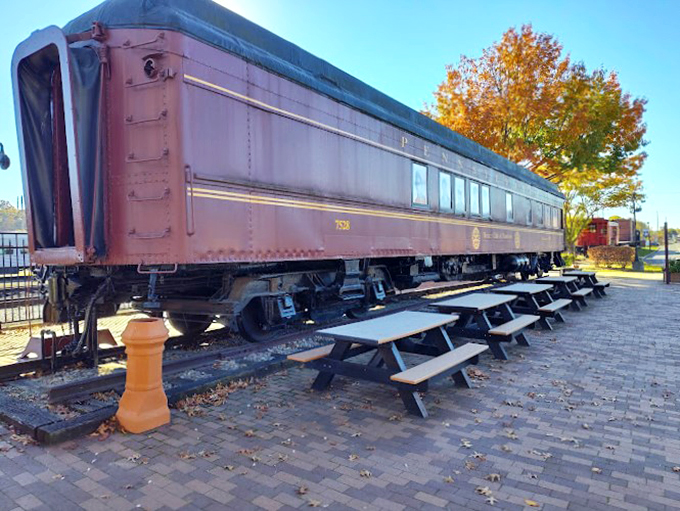 Choo-choo back in time! Where the romance of rail meets the grit of wartime in a perfectly preserved slice of Americana.