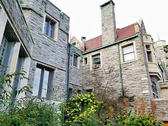 From royal residence to pencil palace. This stunning castle now houses school district offices, giving "homework" a whole new meaning.