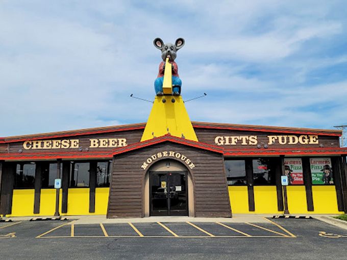 Say cheese! This rodent-inspired wonderland is a testament to Wisconsin's love affair with all things dairy and delicious.
