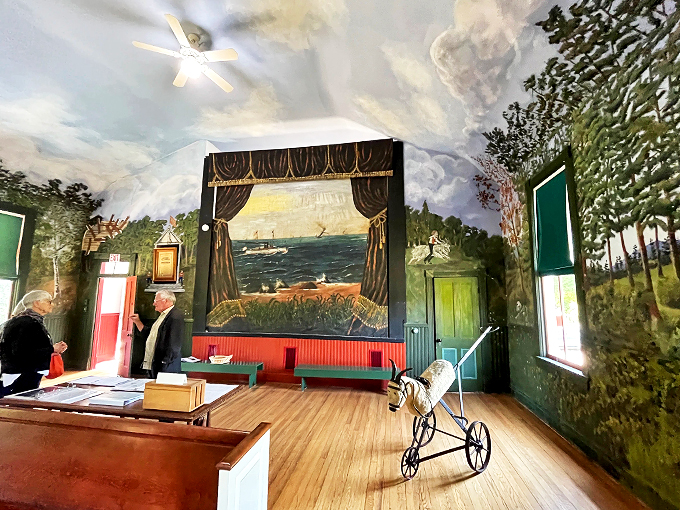 Secret societies, meet surreal artistry. This hidden gem is like stepping into Salvador Dali's fever dream of rural America.