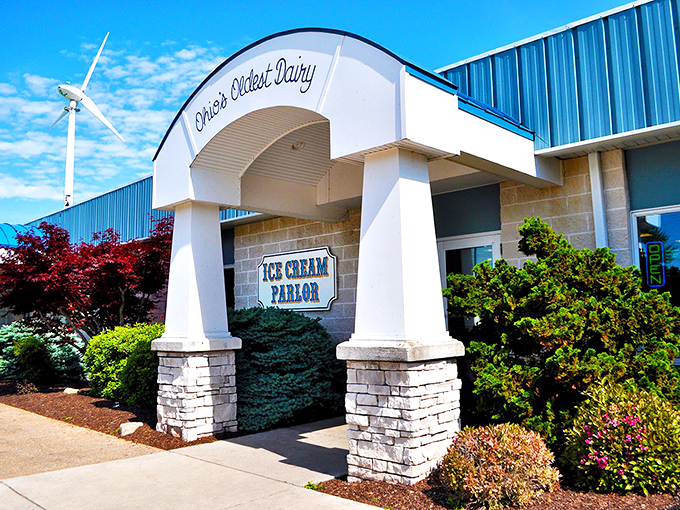 Holy cow, is that a wind turbine? Toft's in Sandusky isn't just serving ice cream; it's churning out the future! This dairy wonderland proves that you can teach an old cow new tricks. With over a century of moo-ving experience, they're the cream of the crop. Get it? I'll see myself out.