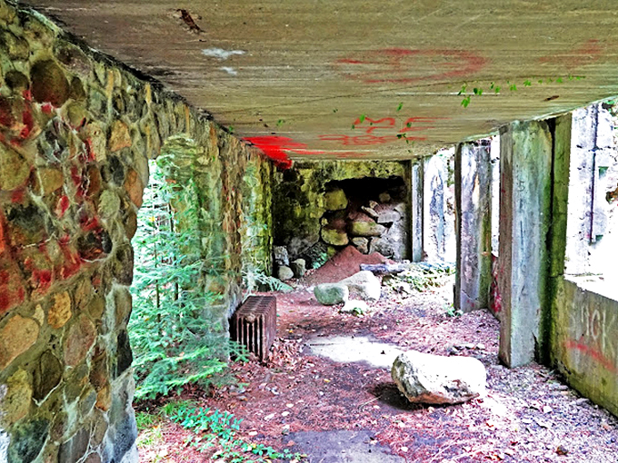 This mansion's got more baggage than your ex! Sadly, it's private property now&mdash;ghostly trespassers only.