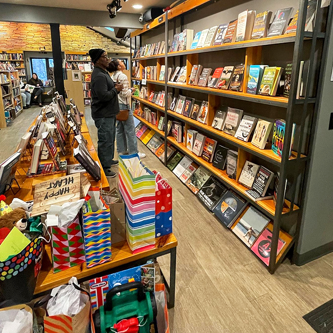 Pick up a new read and a few gifts at Visible Voice Books, a cozy neighborhood spot for book lovers.