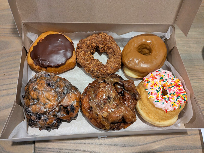 Doughnut heaven in a box – from classic glazed to chocolate-dipped delights, each one handcrafted with recipes perfected over decades.