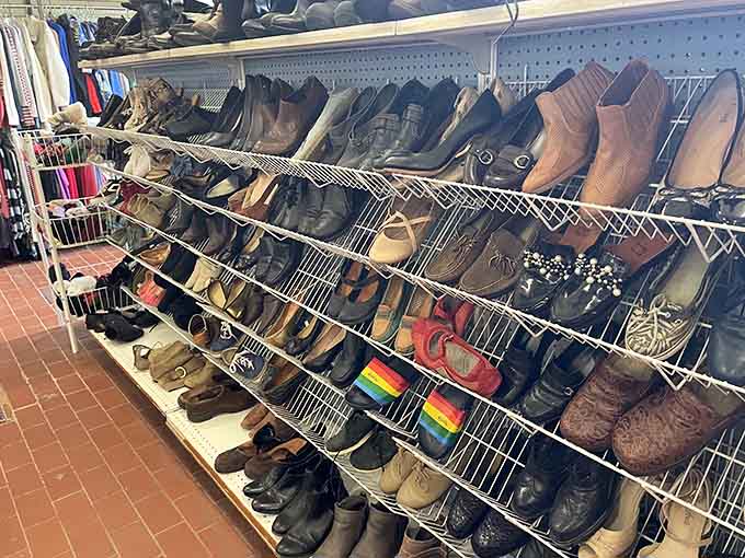 Shoe lovers, rejoice: this collection spans decades and styles, from practical to fabulous, all waiting for their perfect match.