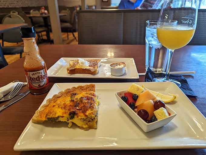 The breakfast spread here could make even the grumpiest morning person crack a smile before their coffee kicks in.