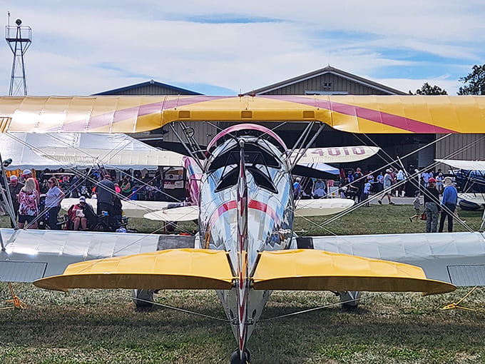During fly-in events, the museum transforms from quiet archive to buzzing celebration, with vintage aircraft drawing admirers from across the country.