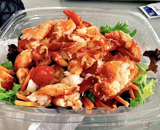Fresh lobster salad that proves Bob's isn't just about fried food, though the fried stuff is pretty spectacular too.