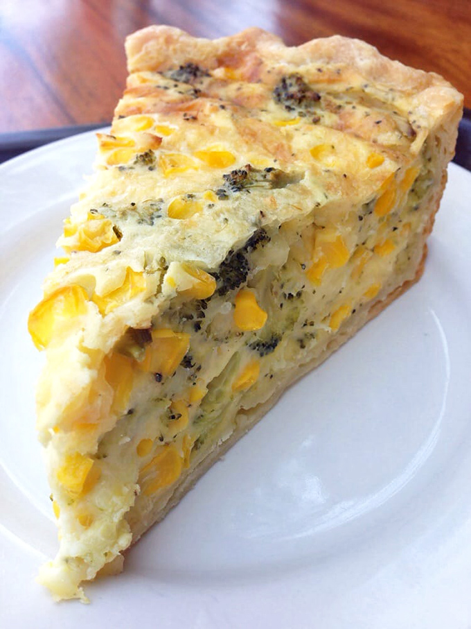 Flaky crust cradles a perfect marriage of broccoli and local cheddar in this quiche that puts store-bought versions to shame.