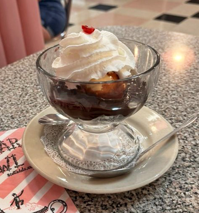 Chocolate lovers, rejoice! This brownie sundae combines warm, fudgy goodness with cool, creamy ice cream in a marriage made in dessert heaven.