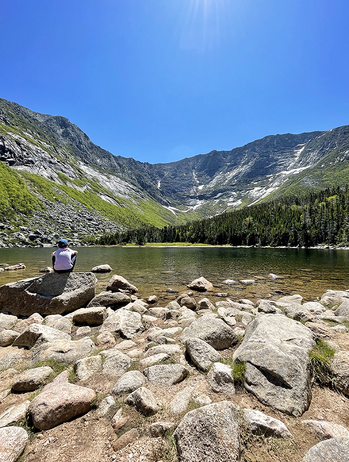 A lone hiker finds perspective amid Katahdin's grandeur &ndash; sometimes you need to feel small to remember what's truly big.