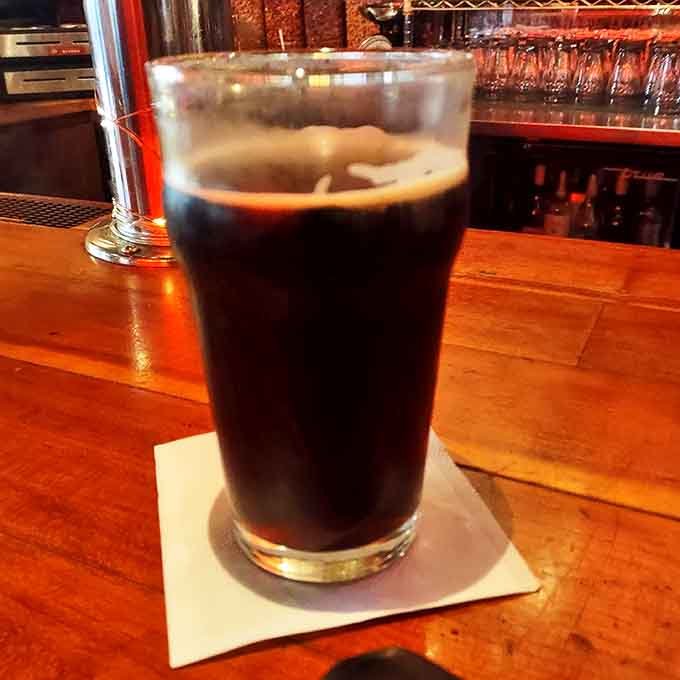 That dark, malty brew isn't just any beer &ndash; it's the perfect pizza companion, selected from a thoughtful lineup of Michigan craft options.