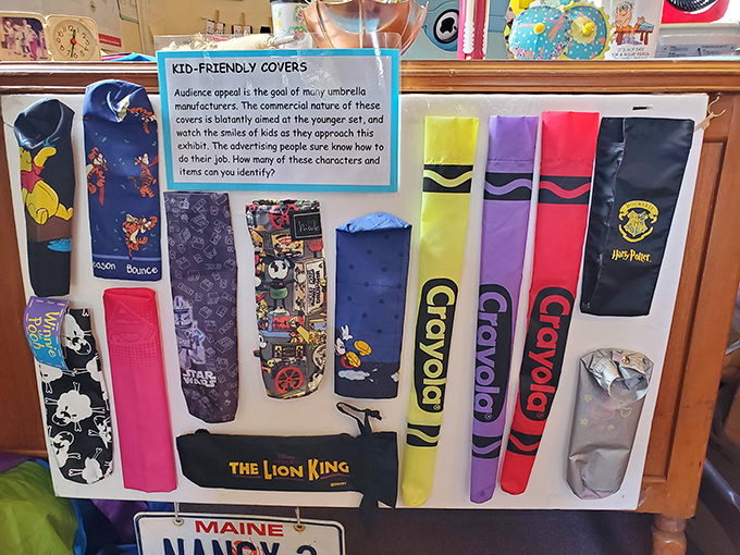 From destinations around the world, these colorful sleeves tell stories of travels, souvenirs, and the global community that contributed them.