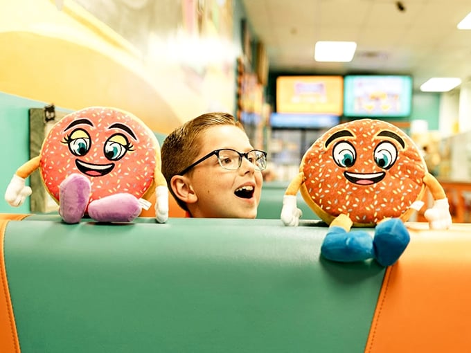 Who says you can't play with your food? These plush donuts are the only ones you're allowed to hug before eating. Resistance is futile!